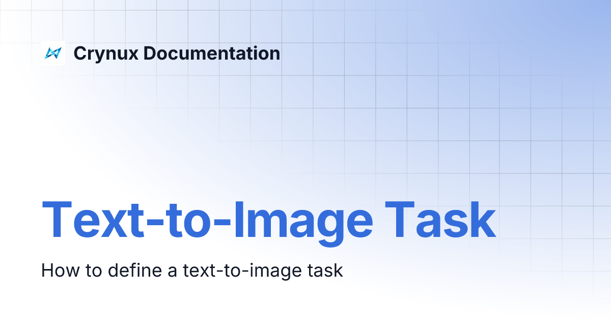 Text-to-Image Task | Crynux Documentation